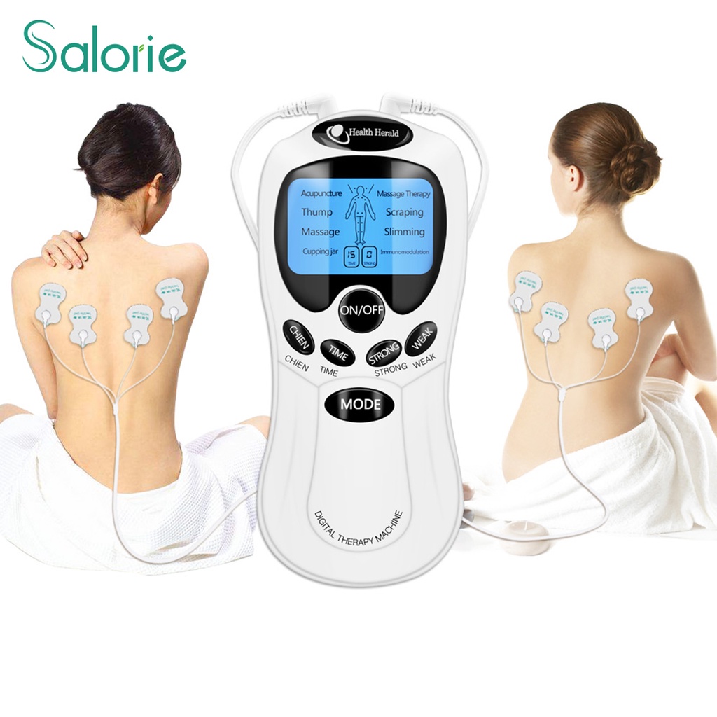 Salorie 8 models EMS Electric herald Tens Machine Acupuncture Body Massage Digital Therapy ...