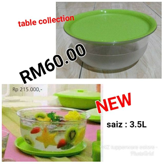 Tupperware Table Collection | Shopee Malaysia