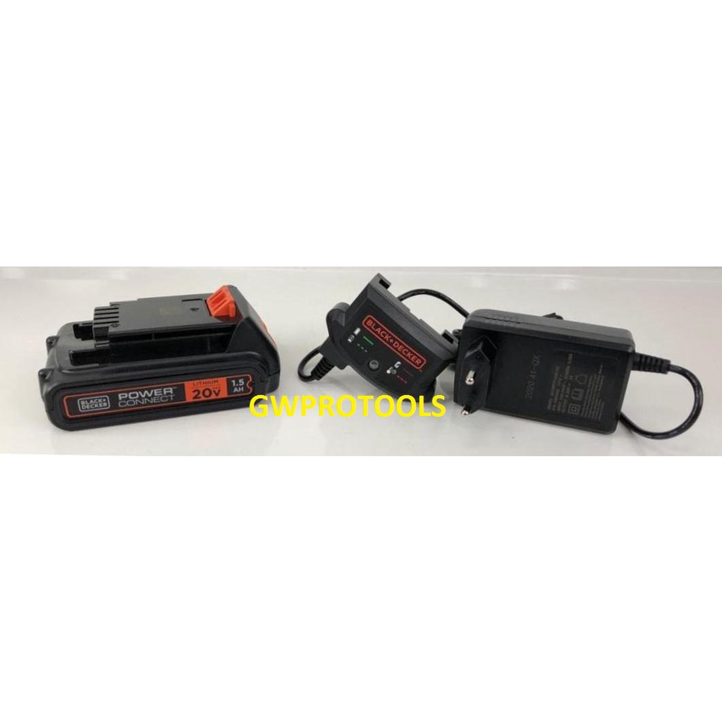 BLACK&DECKER - BL1518 18V 1.5AH LI-ION BATTERY & N580465 18V LI-ION ...