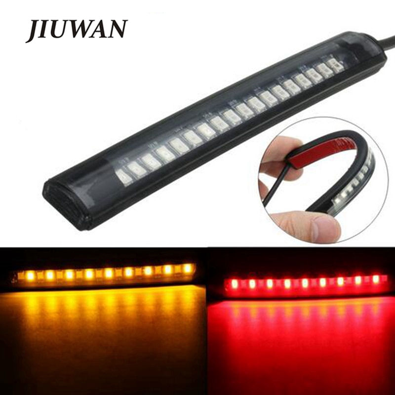 Flexible 17 LED Motorcycle Light Strip Tail Stop Turn Signal Light ...