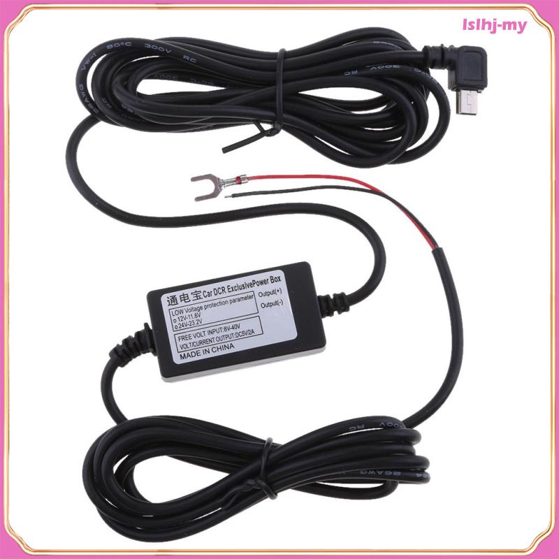 Hardwire Kits 8/36V to 5V 3A with Mini USB Left Adapter Cable | Shopee ...