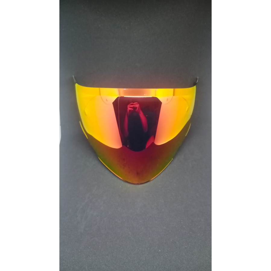 Visor NORISK Helmet KYT NFJ IRIDIUM REVO RED GOLD | Shopee Malaysia