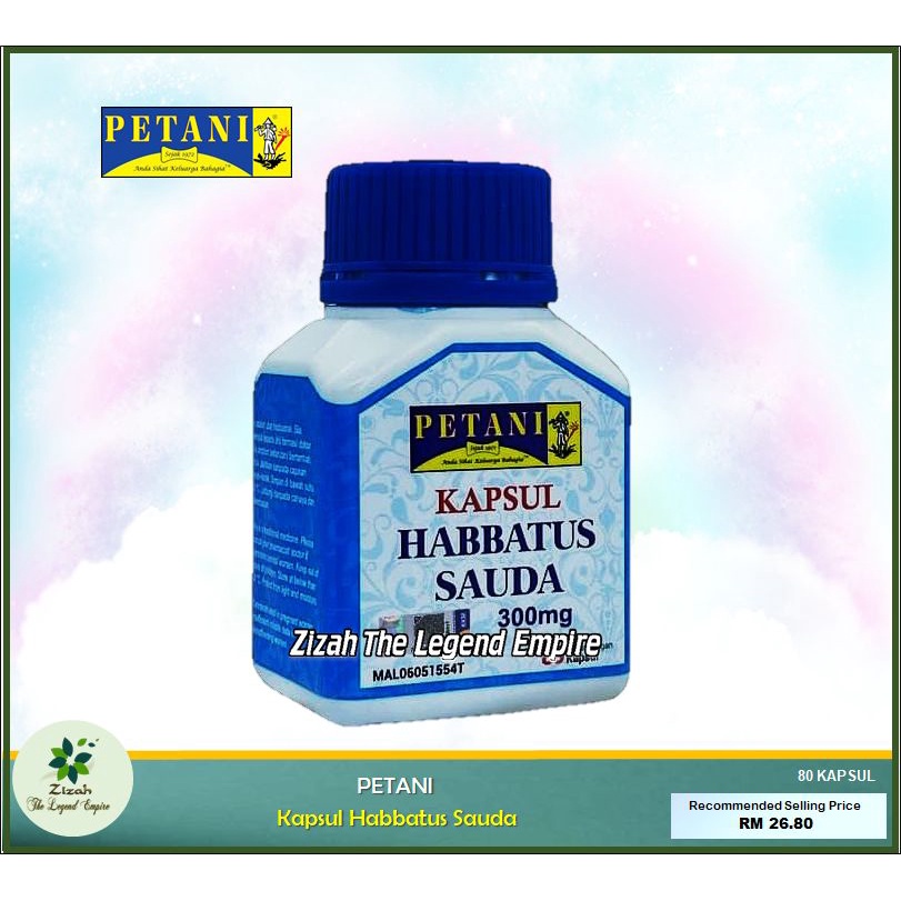 Petani Kapsul Habbatus Sauda ( Nigella Sativa ) 80 Kapsul | Shopee Malaysia