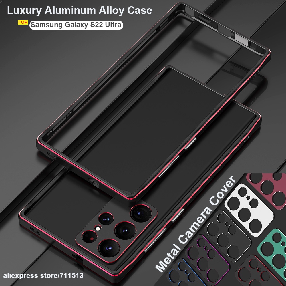 Aluminium Metal Bumper Frame Case with Camera Protector Film for ...