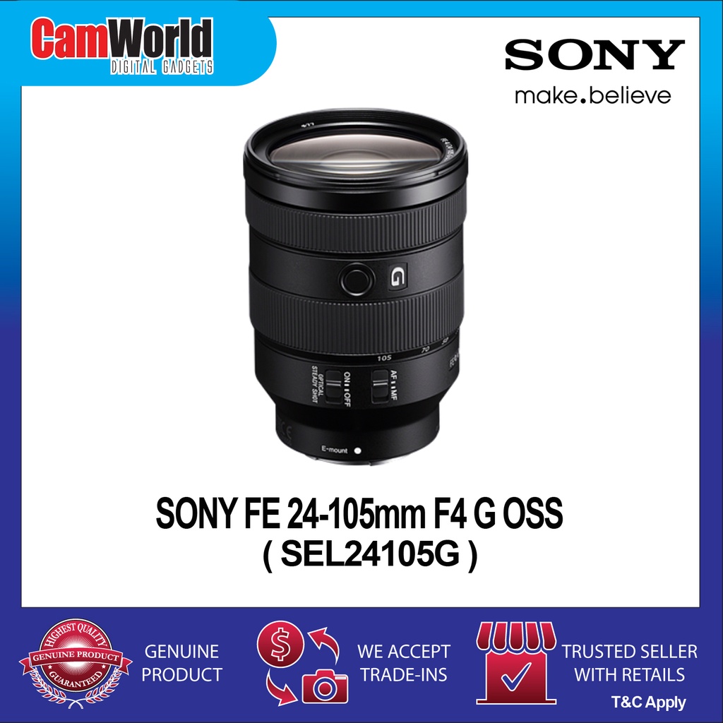SONY FE 24-105mm f4 G OSS ( SEL24105G ) | Shopee Malaysia