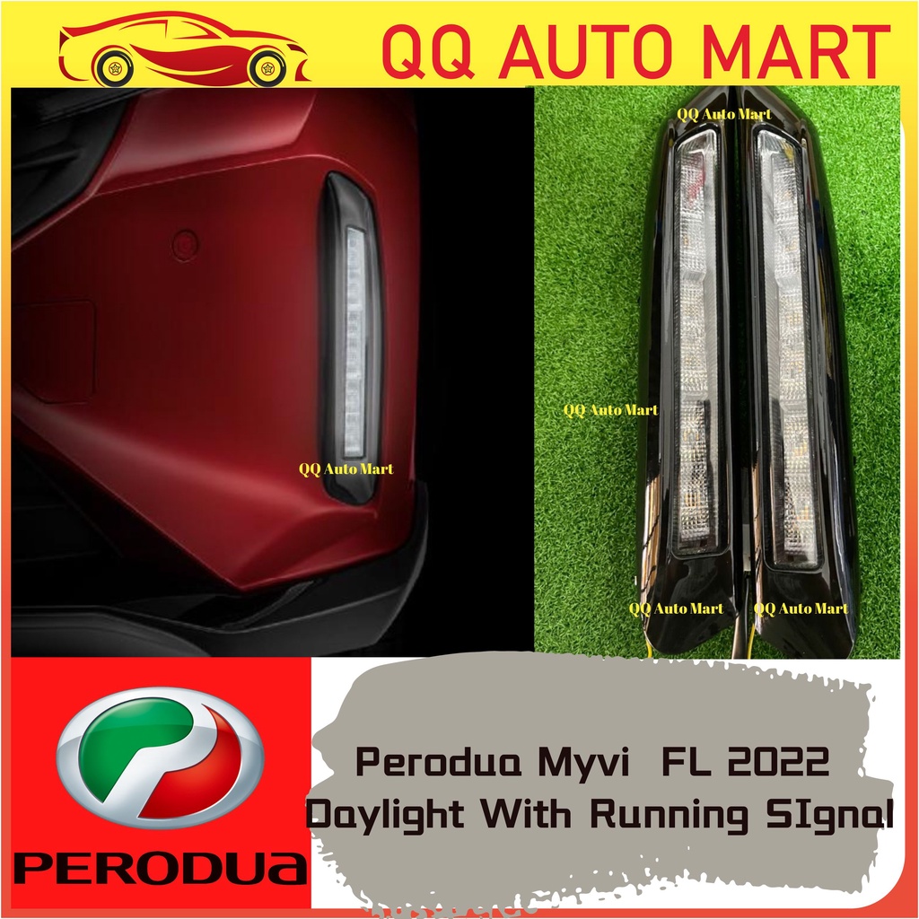 Perodua Myvi FL 2022-2025 Daylight With Running SIgnal DRL Myvi ...