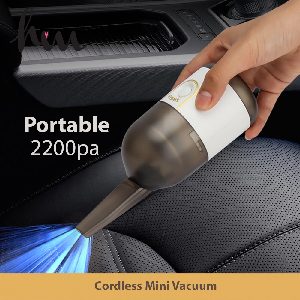 2200pa Cordless Mini Vacuum, Portable Rechargeable Wireless Mini ...