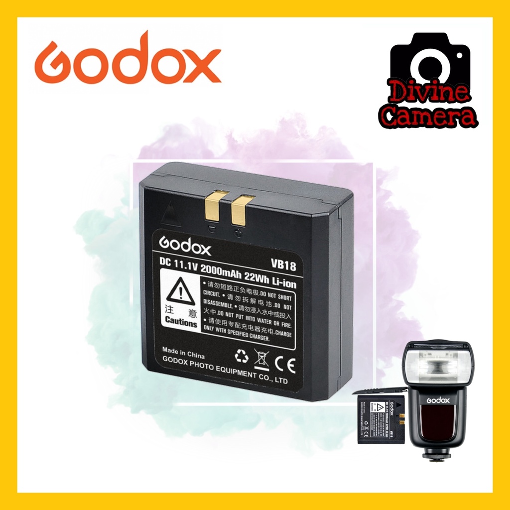 Godox VB-18 Li-Ion Battery Pack For Godox V860 II Flash (11.1V, 2000mAh) | Shopee Malaysia