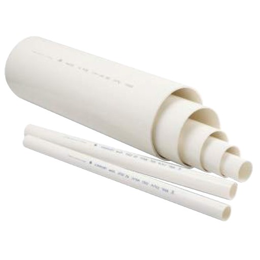 3" (82 mm) - 4" (110 mm) UPVC Pipe x 1 meter / Paip Air Plastik Putih UPVC/ Rainwater Down Pipe ...