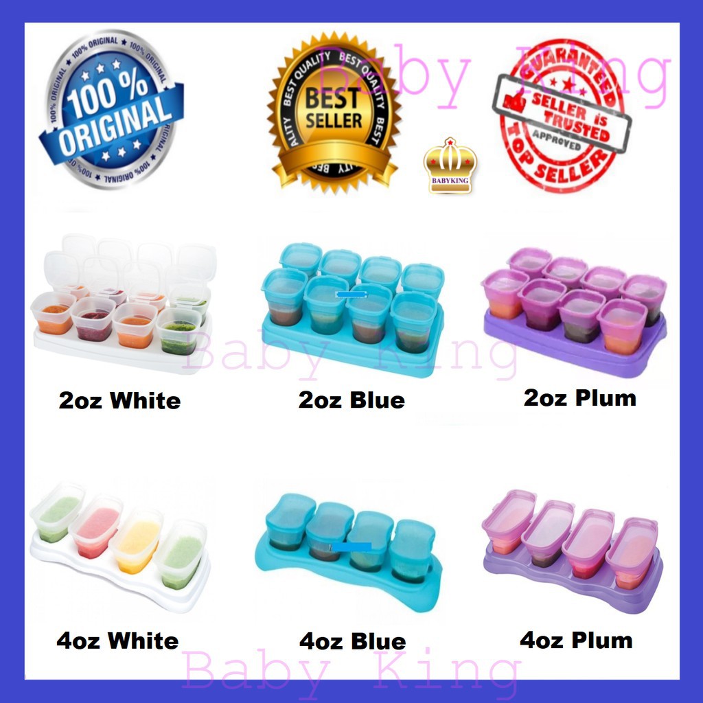 baby boxOriginal Autumnz Easy Baby Food Storage Cups (2oz/4oz) | Shopee ...
