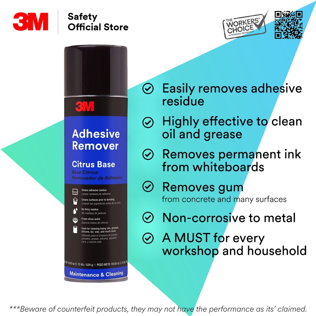 3M™ 6041 Adhesive Remover Citrus Base 18.5 oz (524 grams)/ Made in USA ...