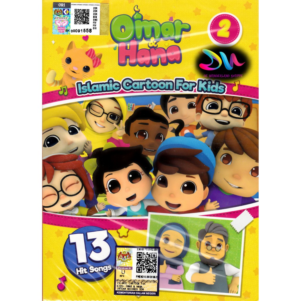 OMAR & HANA - ISLAMIC CARTOON FOR KIDS 2 - 13 HIT SONGS - DVD ENGLISH ...