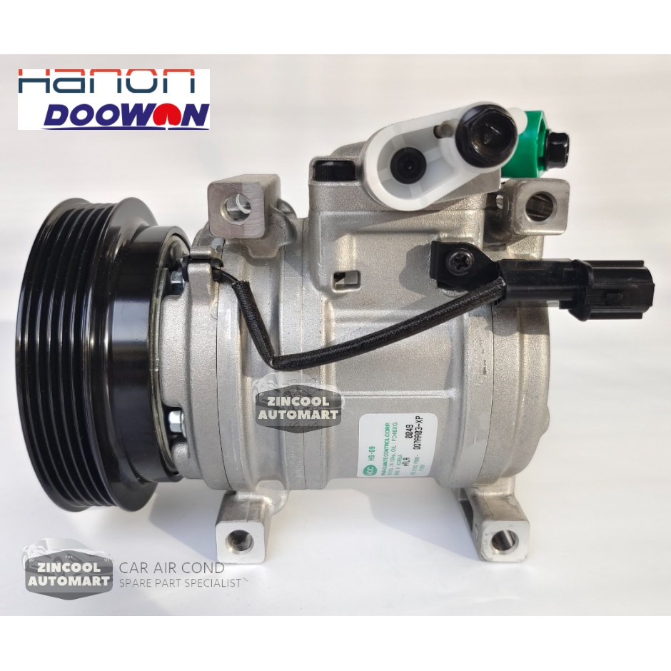 Hyundai i10 1.25cc AirCond Compressor HS09-5PK 💯% Original Hanon Parts ...