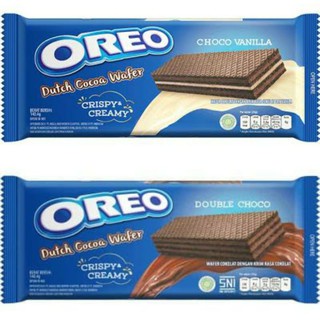 Oreo Dutch Cocoa Wafer - Double Choco / Choco Vanilla 117gm | Shopee ...