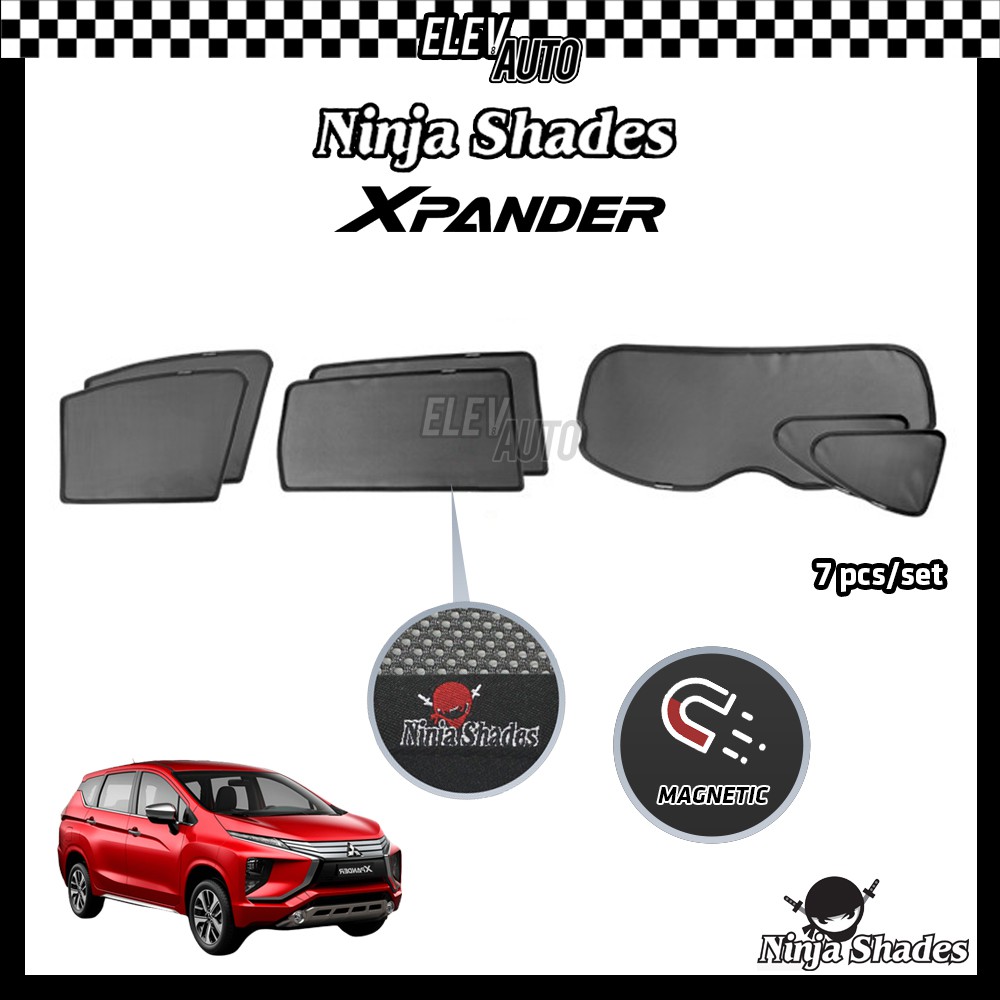 Mitsubishi Xpander Ninja Shades Magnetic Sunshade | Shopee Malaysia