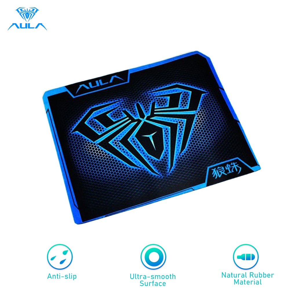 AULA Mouse Pad Rubber Anti Slip Lockstitch Design Gaming/Office Mouse ...