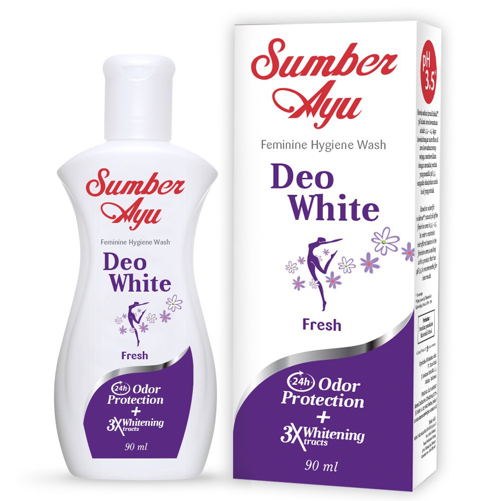 SUMBER AYU Feminine Hygiene Wash Deo White Fresh 90ml | Shopee Malaysia