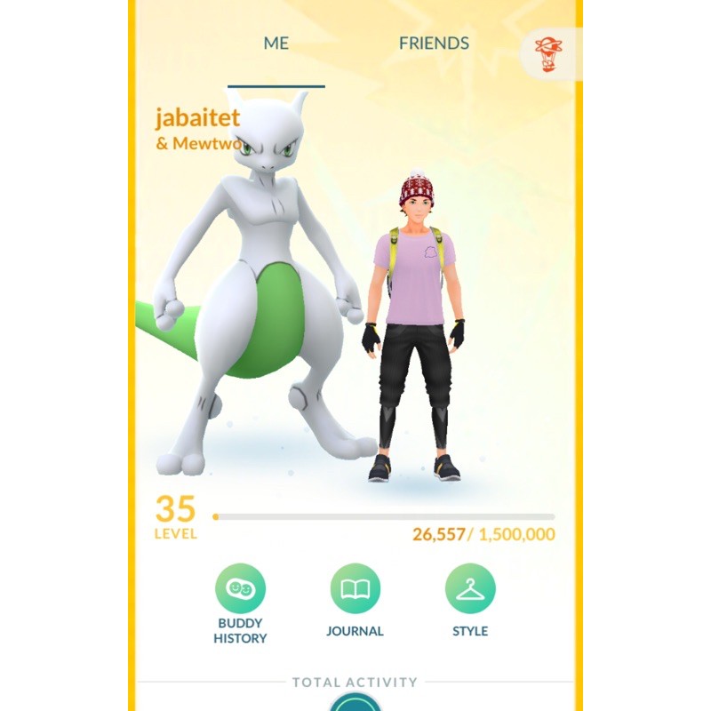 Pokémon go account level 35|shiny mewtwo|hundo genesect | Shopee Malaysia