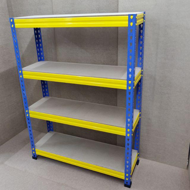 Boltless Rack 1500H x 900L x 300D Blue &Yellow / Rak Besi/Storage Rack ...
