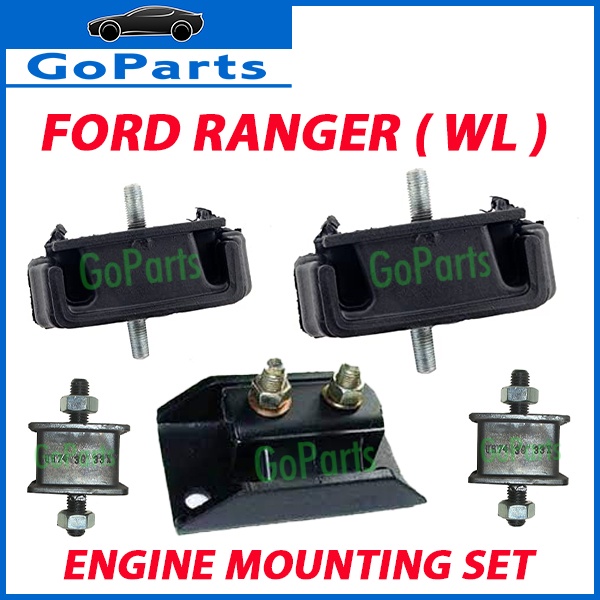FORD RANGER / COURIER ENGINE MOUNTING SET 5PCS | Shopee Malaysia