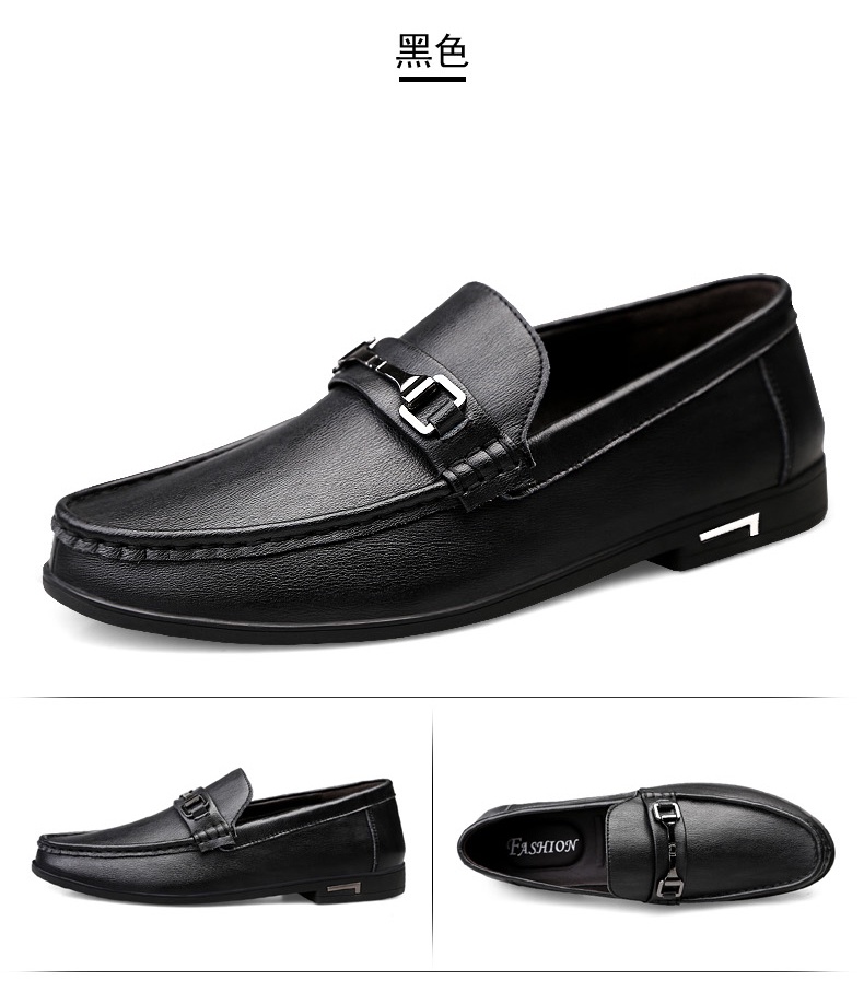 [SCL][3 Colors] Men's Cow Leather Loafers Slip-Ons shoes Casual ...