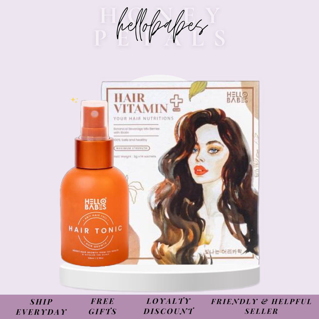 HELLOBABES Hair Tonic | Hair Vitamin | Shopee Malaysia