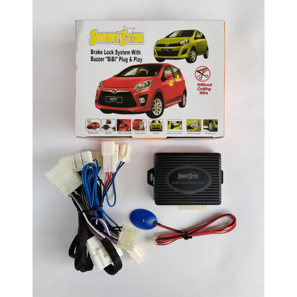 SmartStar Plug & Play Brake Lock with Buzzer - Axia'2017 (G/SE Spec ...