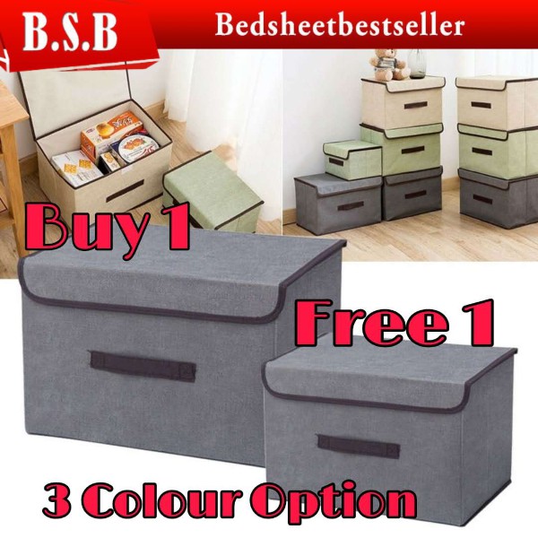 Storage Cube Box Fabric Foldable Collapsible Storage Box Bin Organizer ...