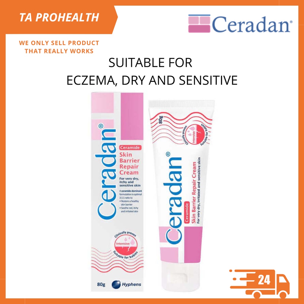 Ceradan Skin Barrier Repair Cream 80g | Shopee Malaysia