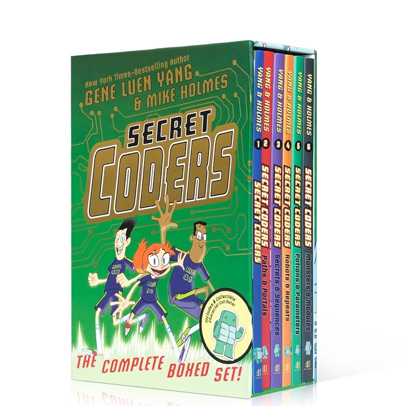 Secret Coders English comic 6books | Shopee Malaysia