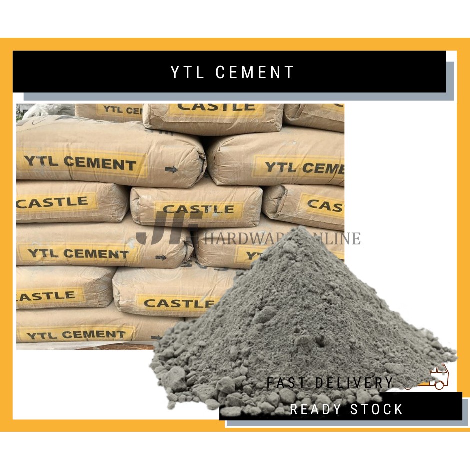 [YTL] Castle Portland Cement 1 KG/ Simen Kelabu YTL 1 KG/ CEMENT ONLY ...