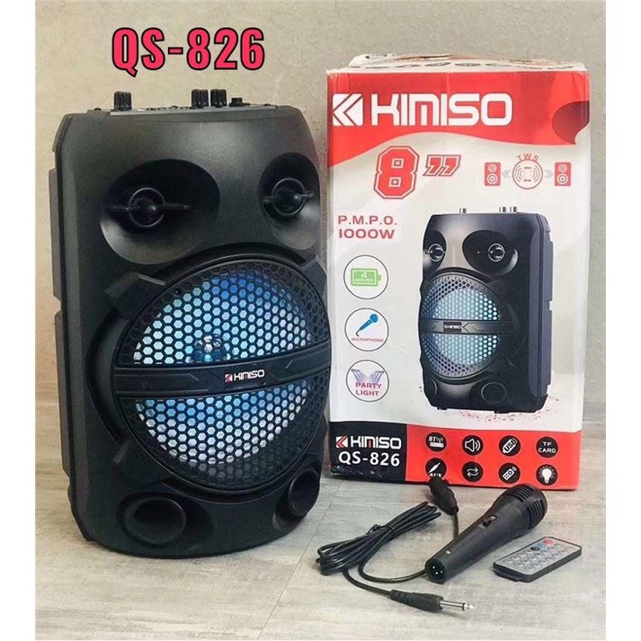 Kimiso QS-826 8inch Speaker + Microphone _ | Shopee Malaysia