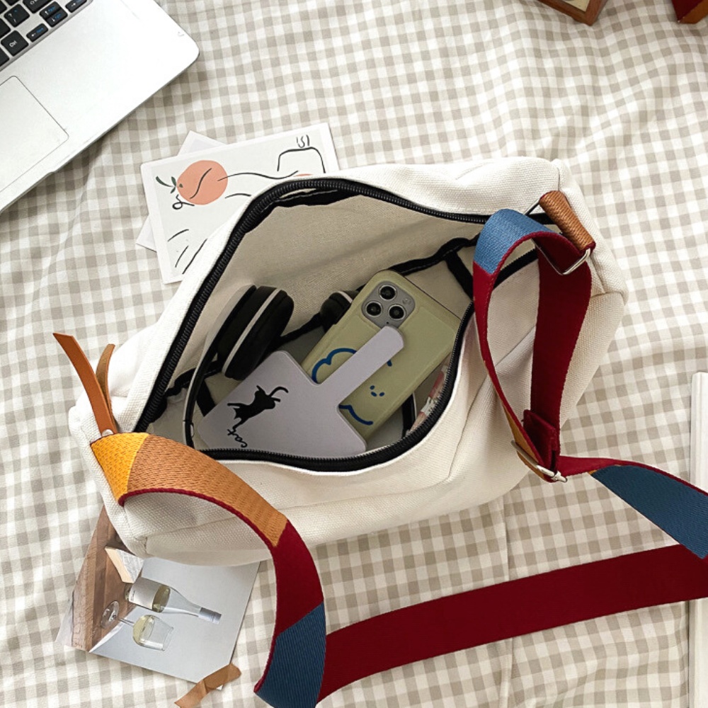 iFASHION 1108 Women Korea Fashion Casual Leisure Zip Shoulder Tote ...