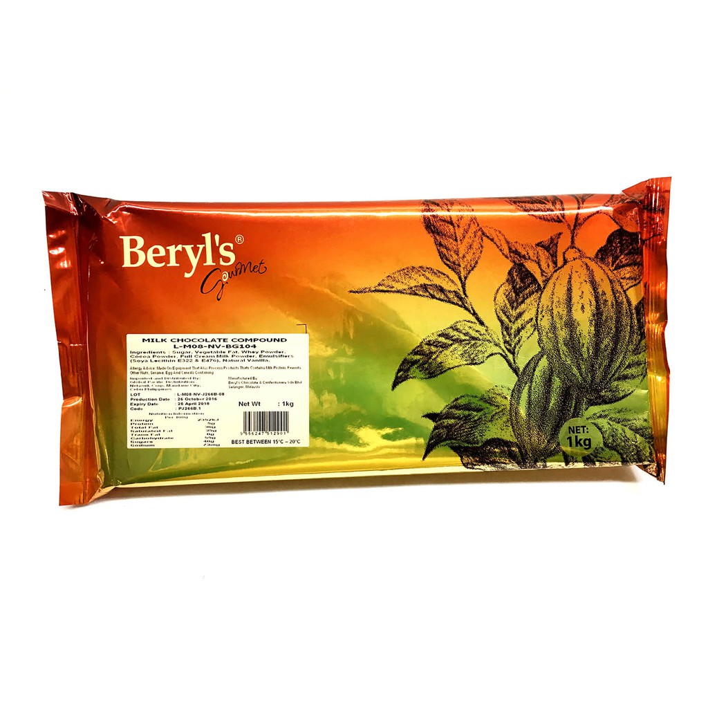 Beryl's Milk Chocolate Bar 1kg | Shopee Malaysia