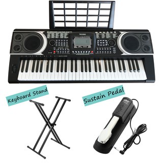 TECHNO (T-9890i) 61 Keys Digital Portable Keyboard Piano Murah - Music ...
