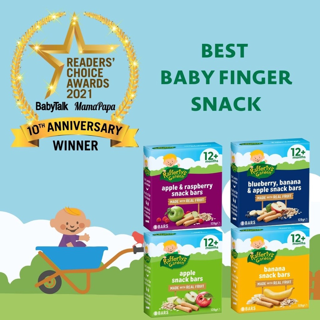 Rafferty's Garden Fruit Baby Snack Bars 12m+ [Exp: Sept - Nov 2025 ...