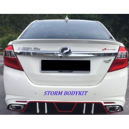 Perodua Bezza 2016-2020 (Sportivo) Spoiler With 2K Color Paint -PU ...
