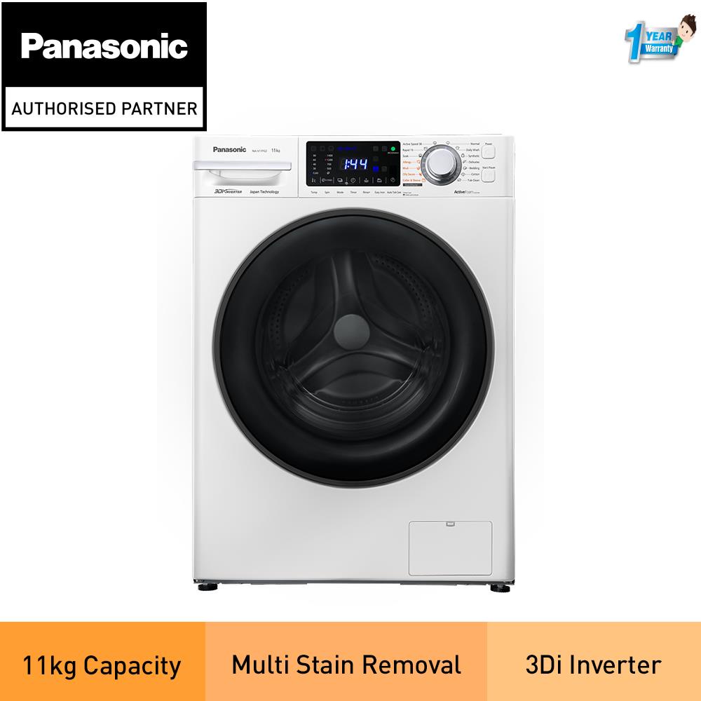 PANASONIC NA-V11FG2 (11KG) ECONAVI INVERTER FRONT LOAD WASHER NA-V11FG2WMY | Shopee Malaysia
