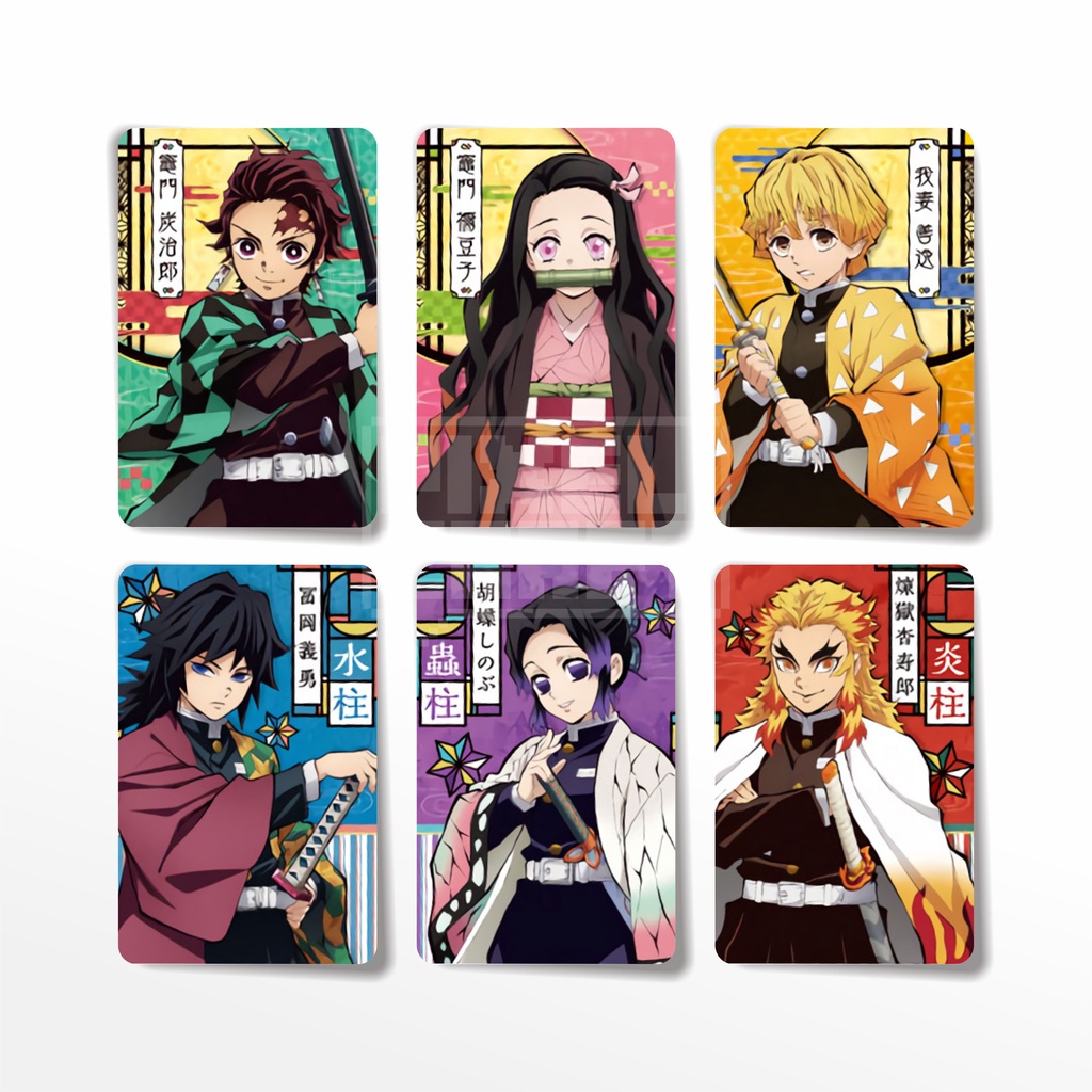 KIMETSU NO YAIBA Anime Character Photocard (Ver 1) Demon Slayer ...