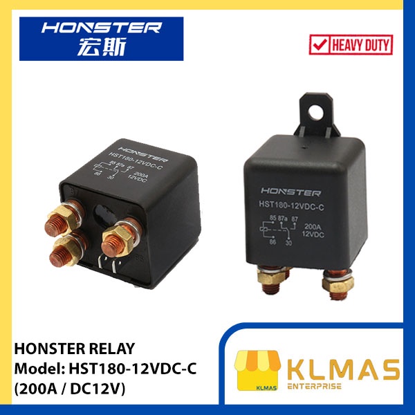 12V 200A Relay Heavy Duty Split Charge Car Van Boat 80 Amp 5 Pin SPST Relays | Shopee Malaysia