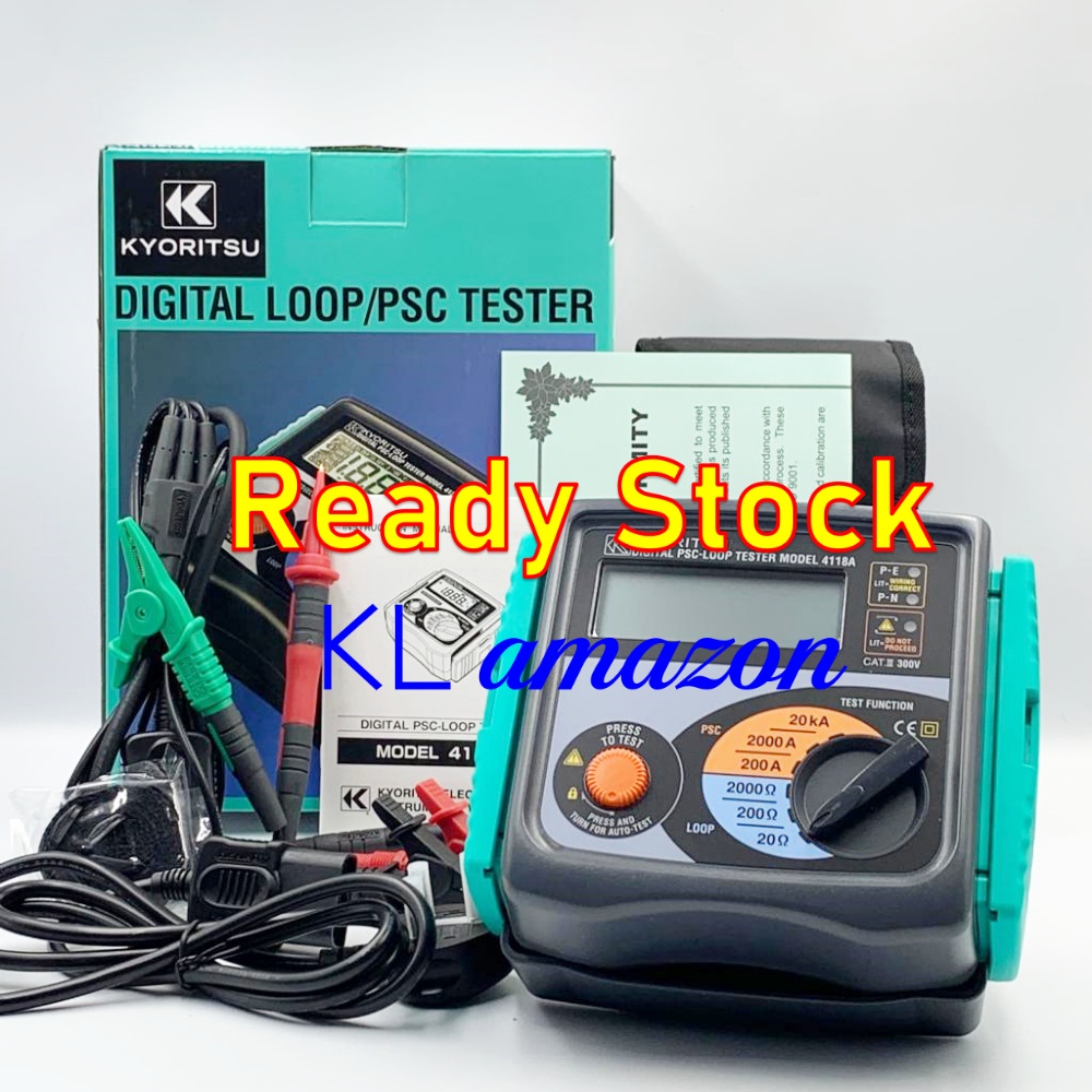 (Accept Urgent Order!) Kyoritsu 4118a LOOP / PFC / PCS Tester | 12 ...