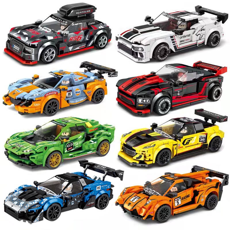 Super Racing Car Lamborghini Building Blocks Technology Series Speed ...
