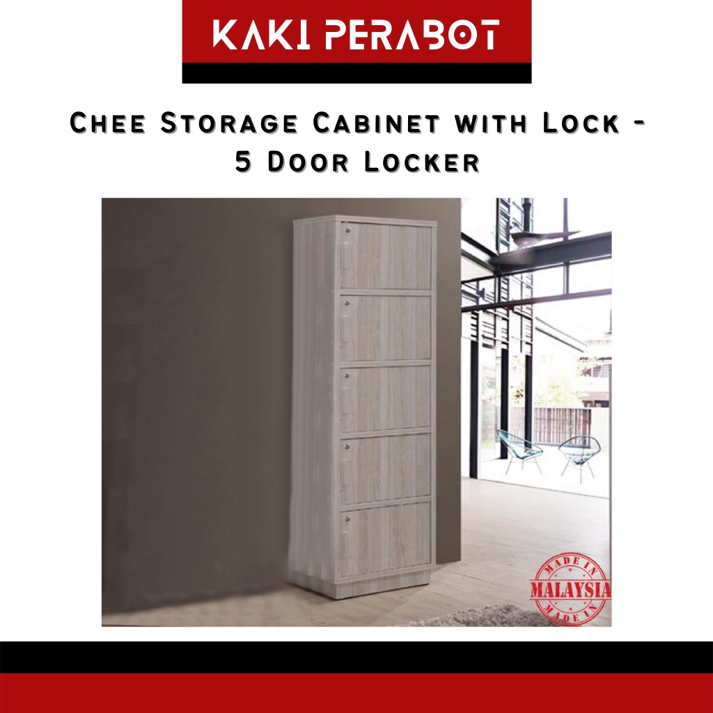 CHEE 5 Door File Cabinet Office Cabinet Locker Cabinet With Lock Book ...