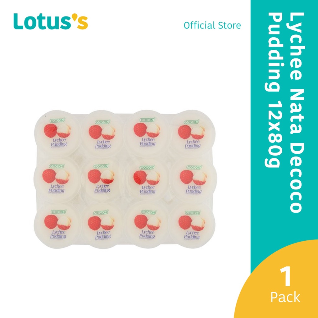Cocon Lychee Nata Decoco Pudding 12 x 80g | Shopee Malaysia