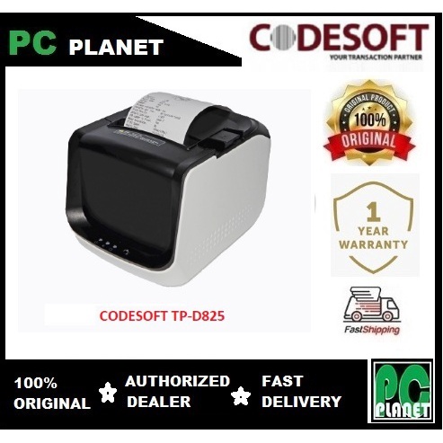 CodeSoft TP-D825/ C200 / BIG BP-301 / BP-302 Thermal Receipt Printer 80MM (RS232/LAN/USB ...