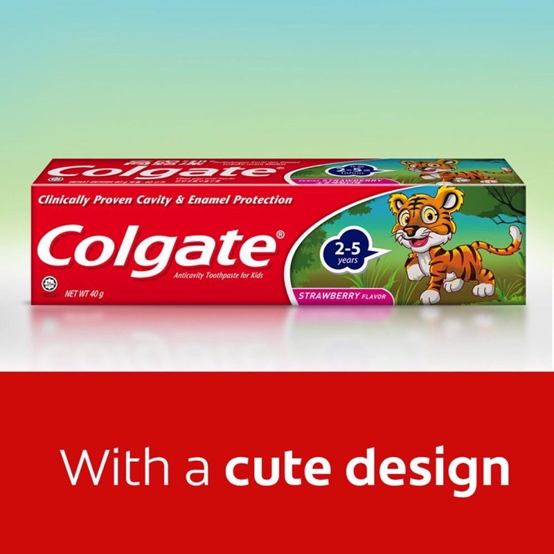 Colgate Kids Tiger Toothpaste 40g | Shopee Malaysia