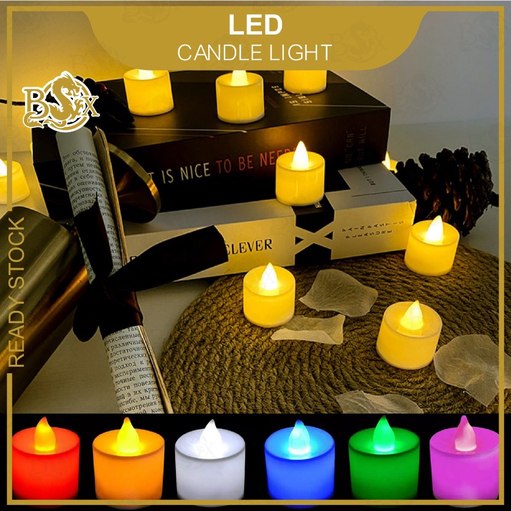 LED Candle Lamp Smokeless For Christmas Holiday Wedding Decoration ...