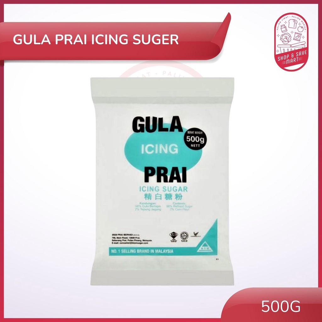 Gula Prai Icing Sugar - 500g | Gula Prai Gula Aising | Shopee Malaysia