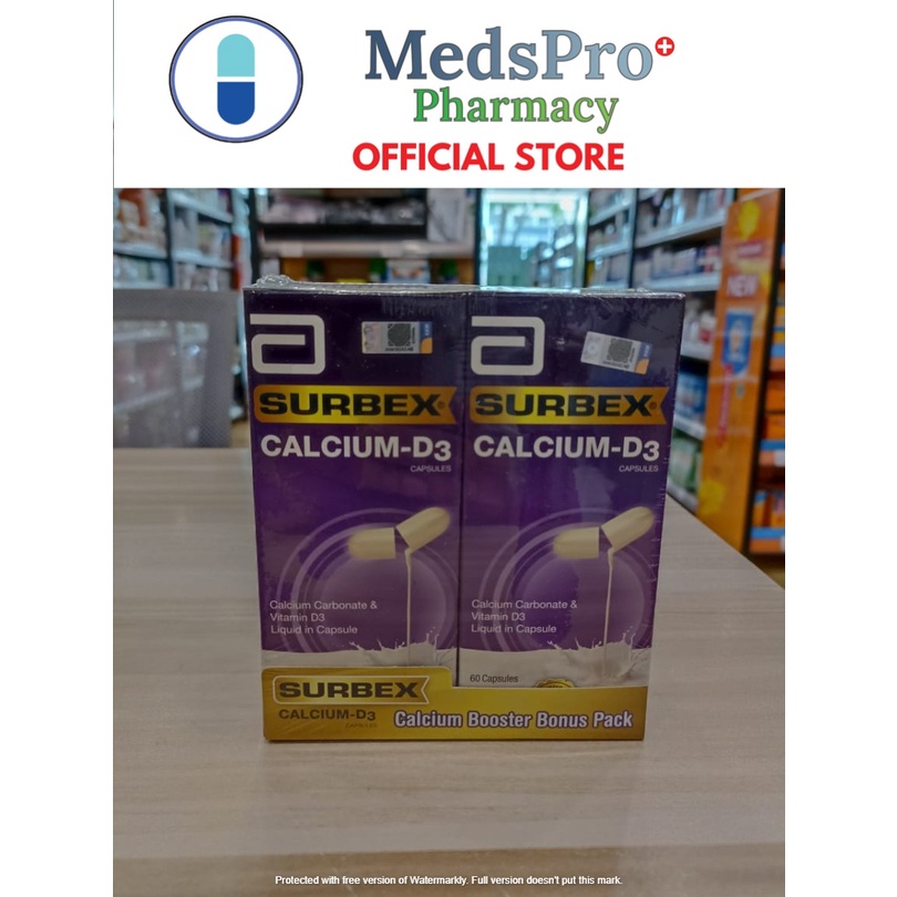 Abbott Surbex Calcium-D3 2x60s (EXP 02/2026 Promo) | Shopee Malaysia