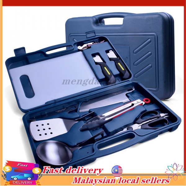 💥Kitchen Tool Set portable outdoor picnic camping picnic tableware ...